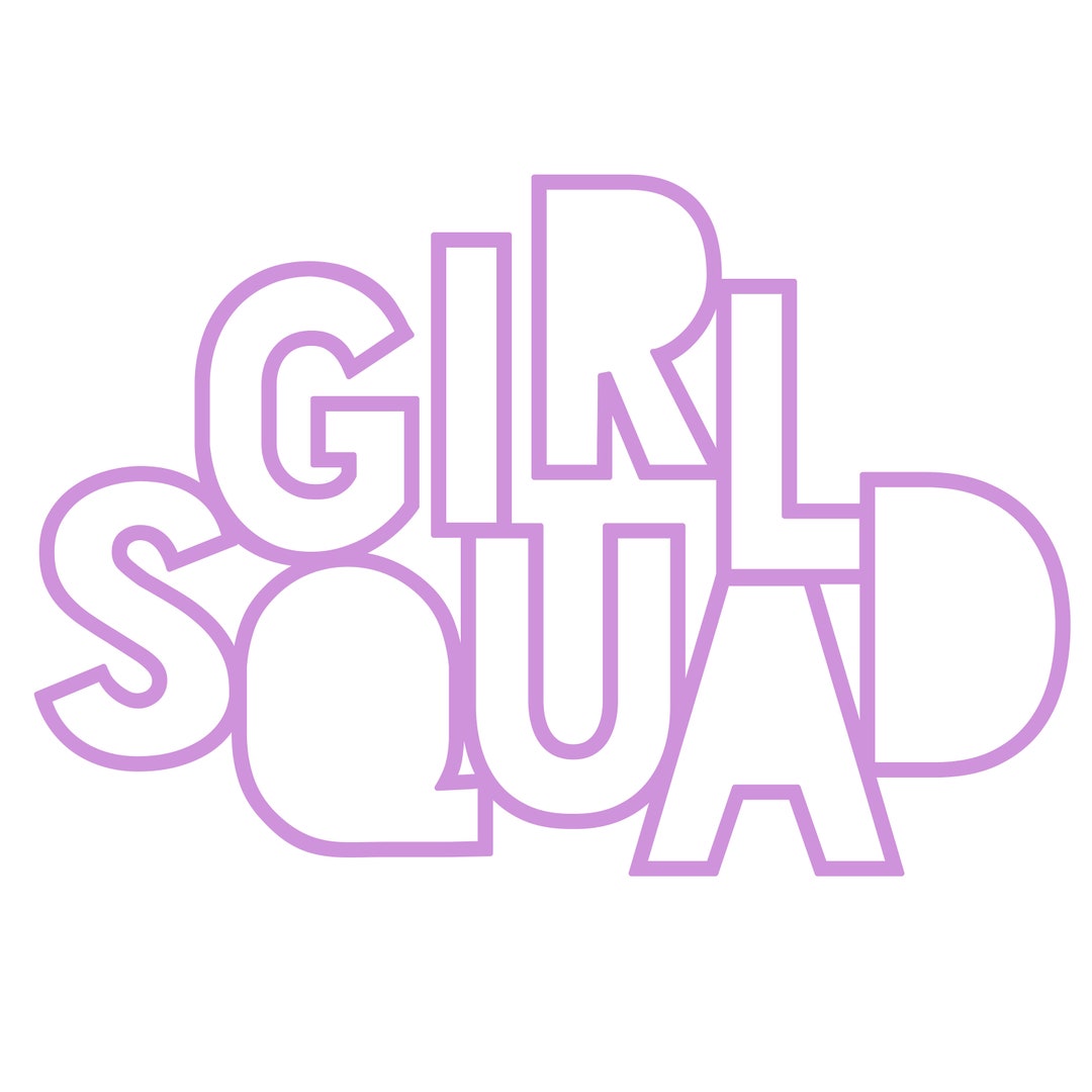 Girl Squad Cut File .SVG .DXF .PNG .pdf - Etsy