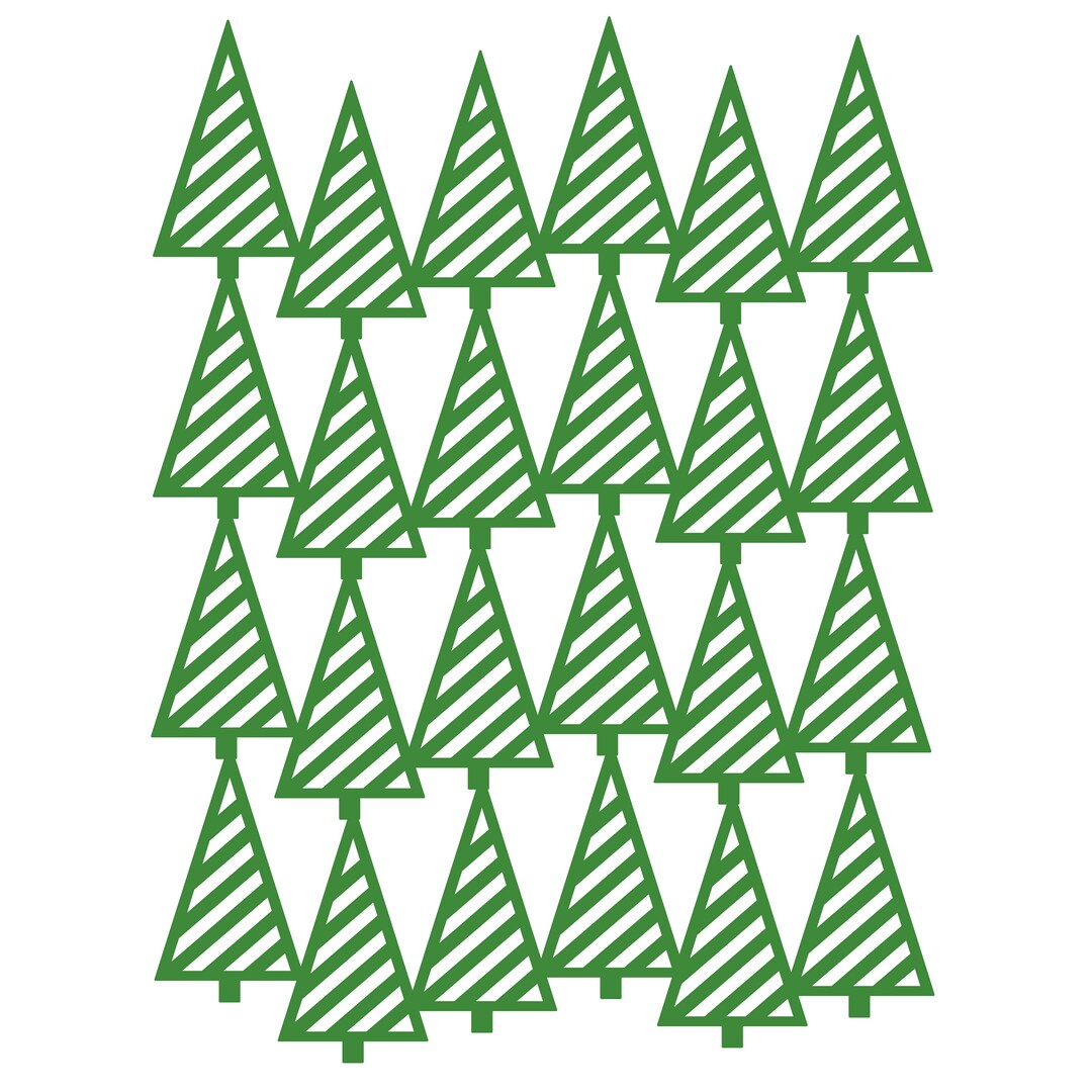 Christmas Trees Striped Digital Cut File zip Folder With .svg, .dxf ...