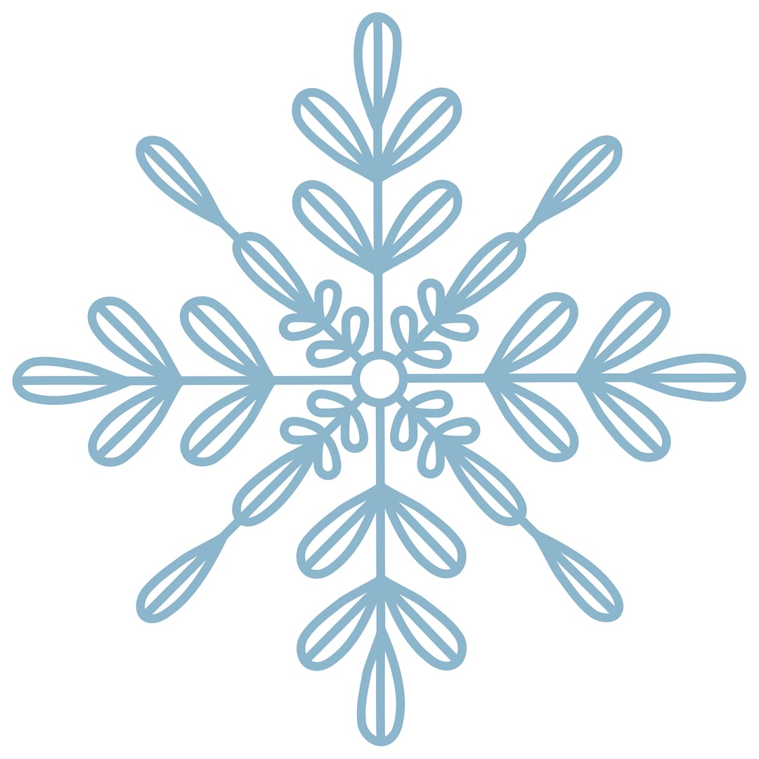 Snowflake Cut File .SVG .DXF .PNG .pdf - Etsy UK