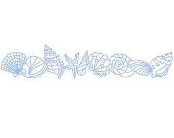 Seashells Clipart Border