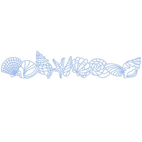 Seashells Clipart Border