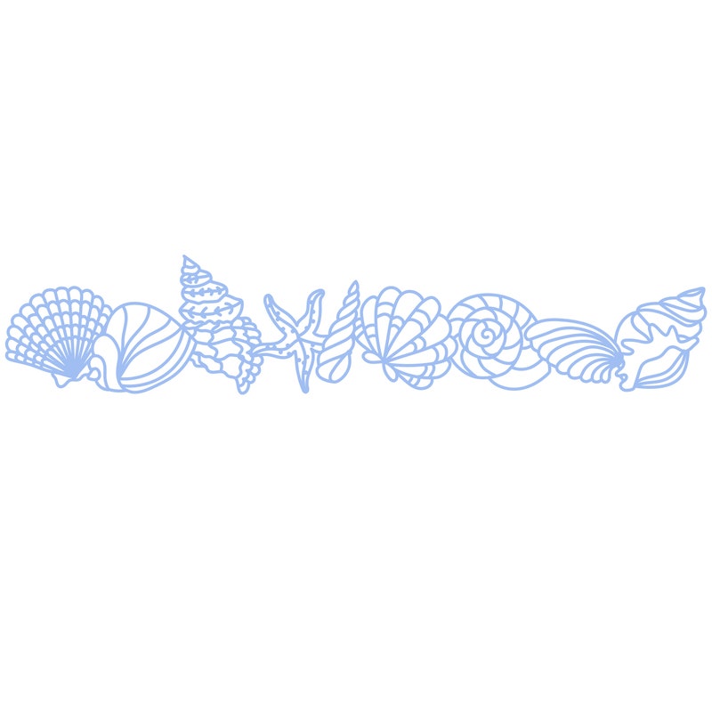 Seashell Border - Etsy