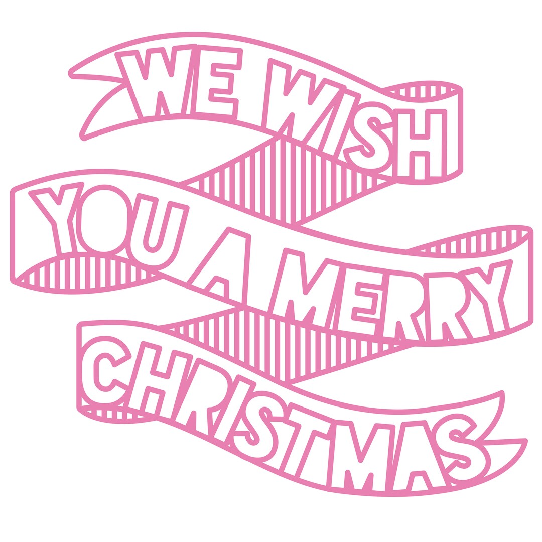 We Wish You a Merry Christmas Digital Cut File zip Folder - Etsy