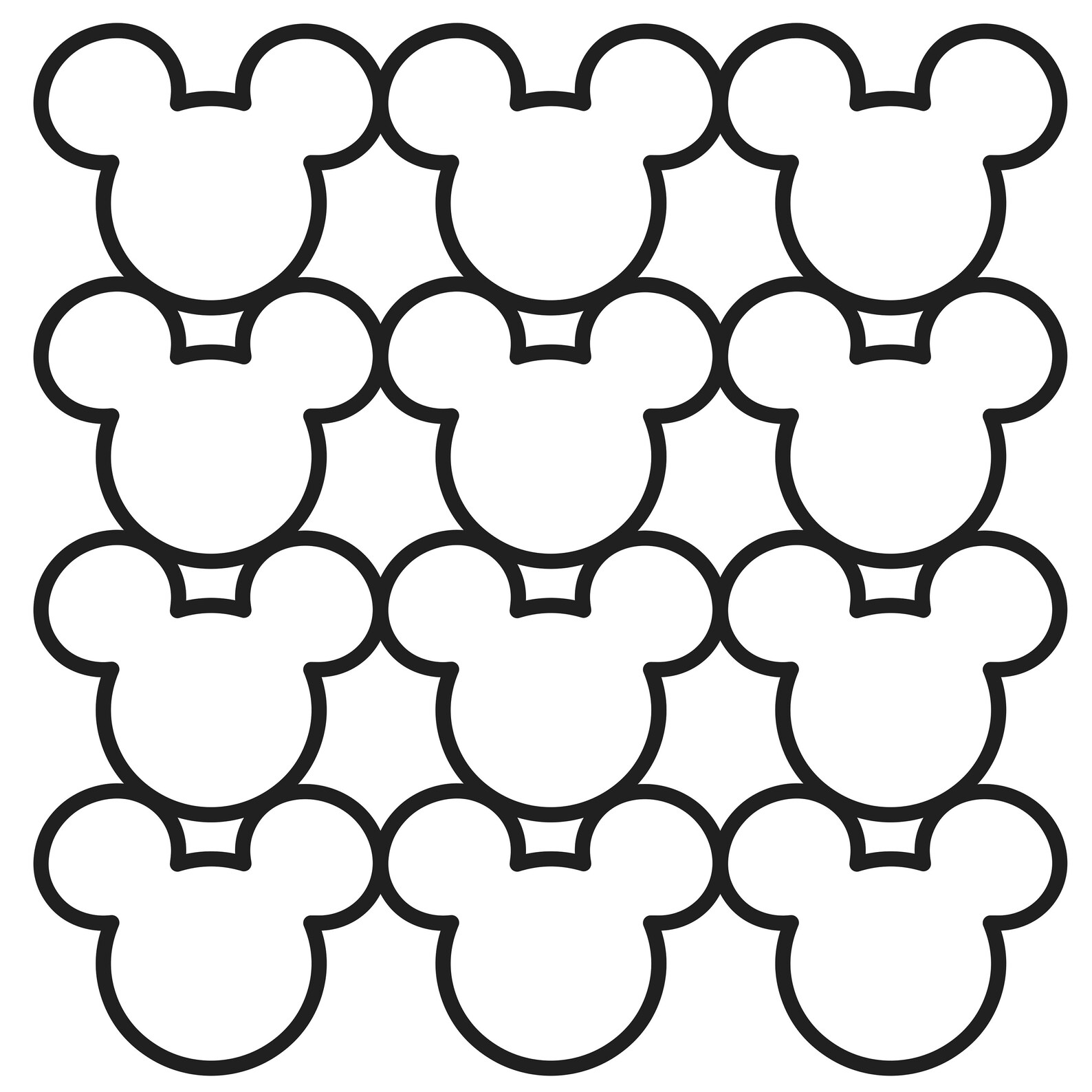 Mouse Head Background Digital Cut File zip Folder With .svg - Etsy