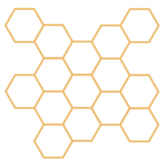 Honeycomb Background Cut File .SVG .DXF .PNG .pdf - Etsy UK