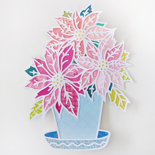 Poinsettia Flower Cut File svg Dxf Png Eps Digital - Etsy