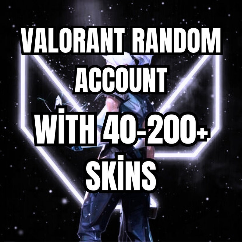 Valorant Random Account With 40-200 Skin - Etsy
