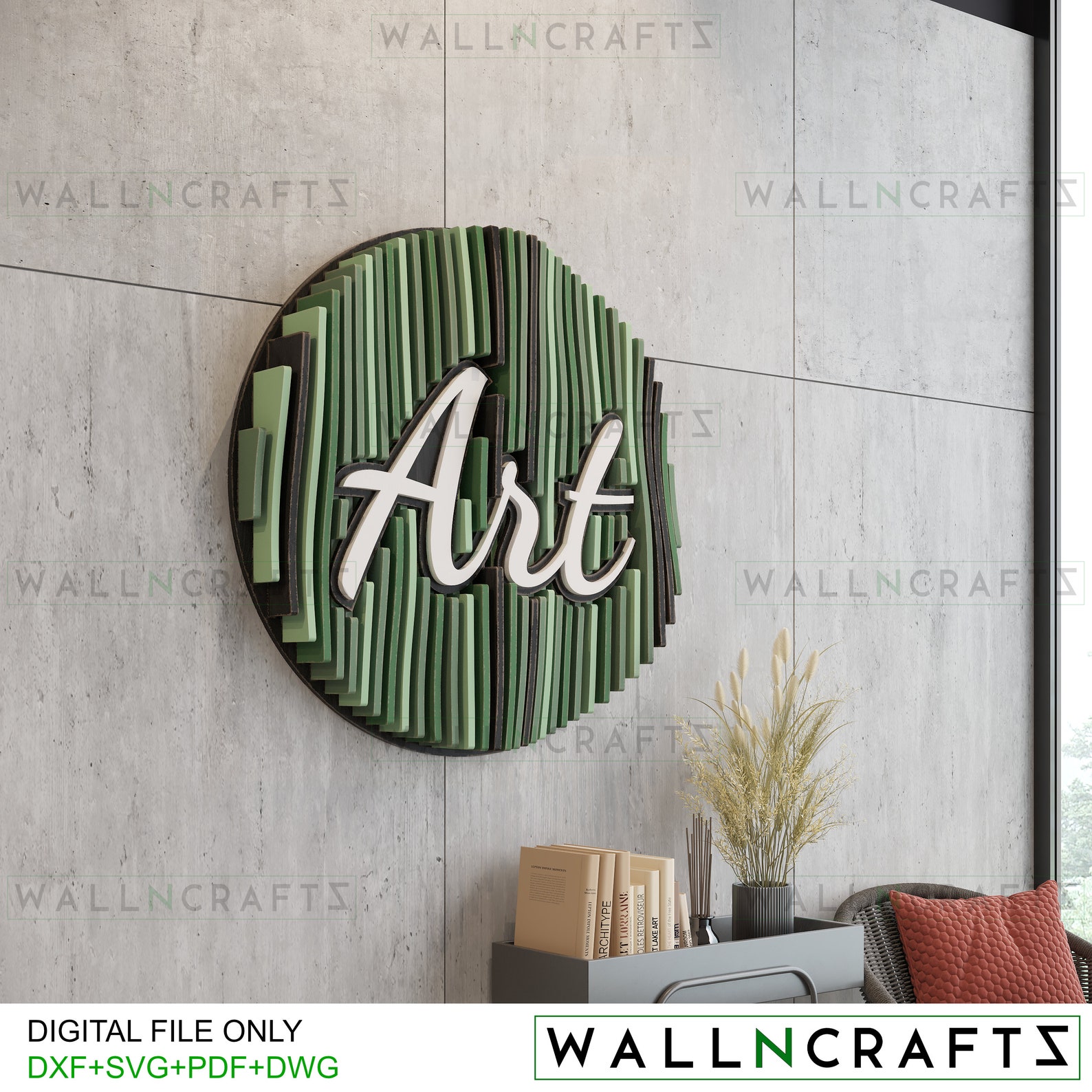 Parametric Wall Sign Art / Cnc Cutting Files / Artwork / Wall Hanging ...