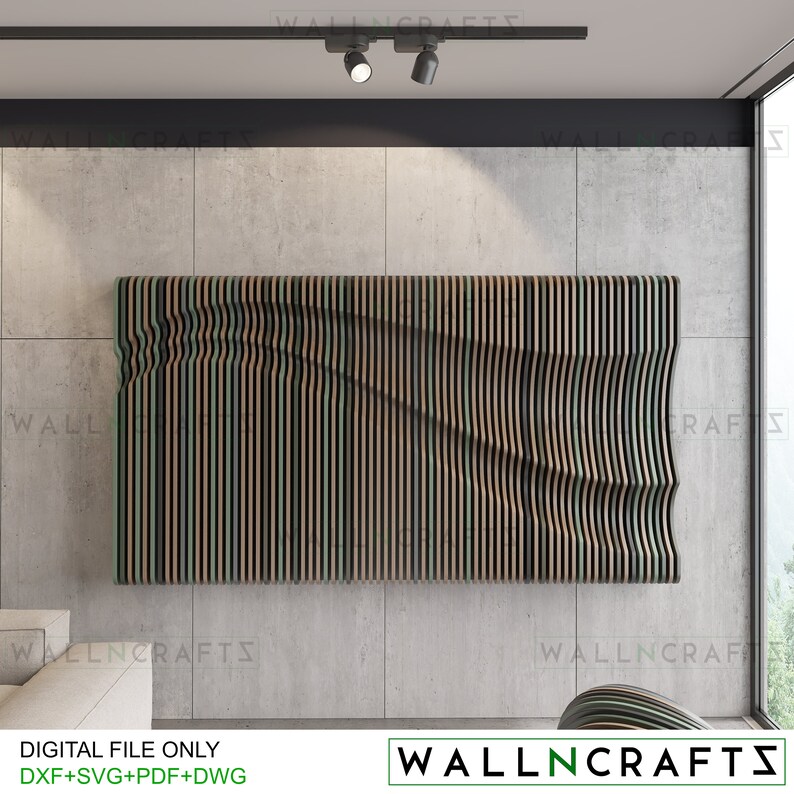 Parametric Wall Art A-6 / Cnc Cutting Files / Wall Decor / Different ...