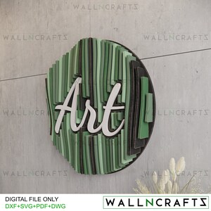 Parametric Wall Sign Art / Cnc Cutting Files / Artwork / Wall Hanging ...