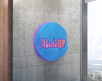 Parametric Wall Sign Bar / Cnc Cutting Files / Pub / Club / Wall ...