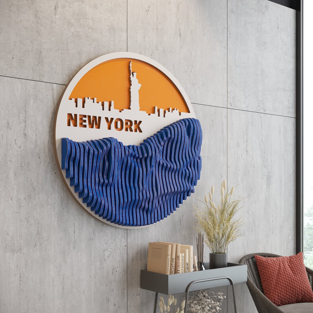 Parametric Wall Sign New York / Cnc Cutting Files / Animal Figure ...