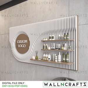 Parametric Wall Art A-9 / Cnc Cutting Files / Wall Decor With Shelf and ...