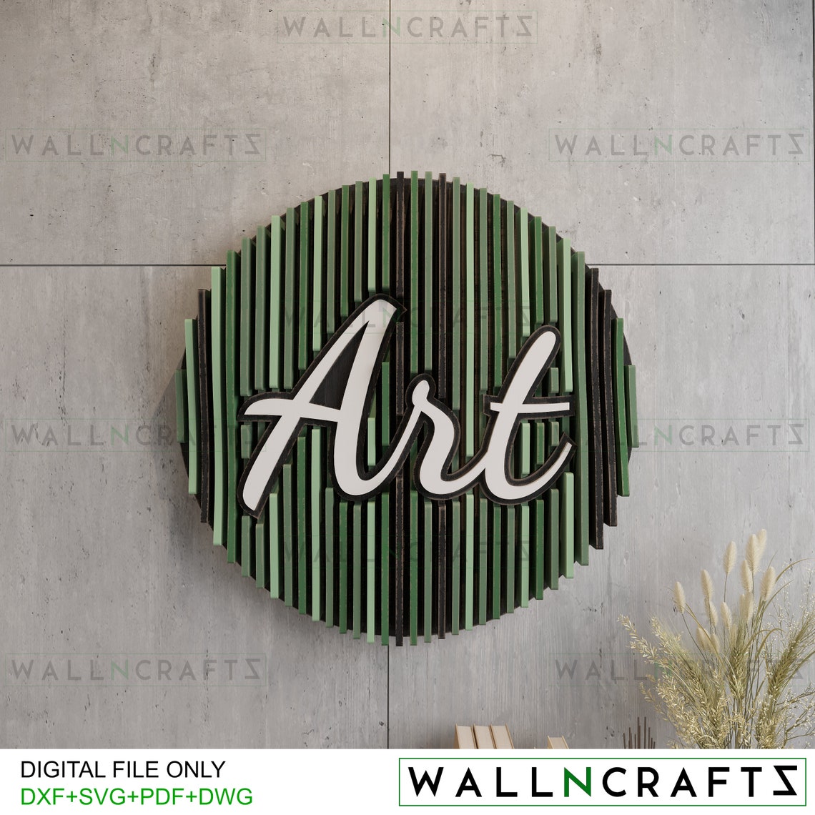 Parametric Wall Sign Art / Cnc Cutting Files / Artwork / Wall Hanging ...
