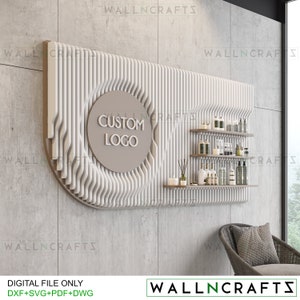 Parametric Wall Art A-9 / Cnc Cutting Files / Wall Decor With Shelf and ...