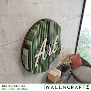 Parametric Wall Sign Art / Cnc Cutting Files / Artwork / Wall Hanging ...
