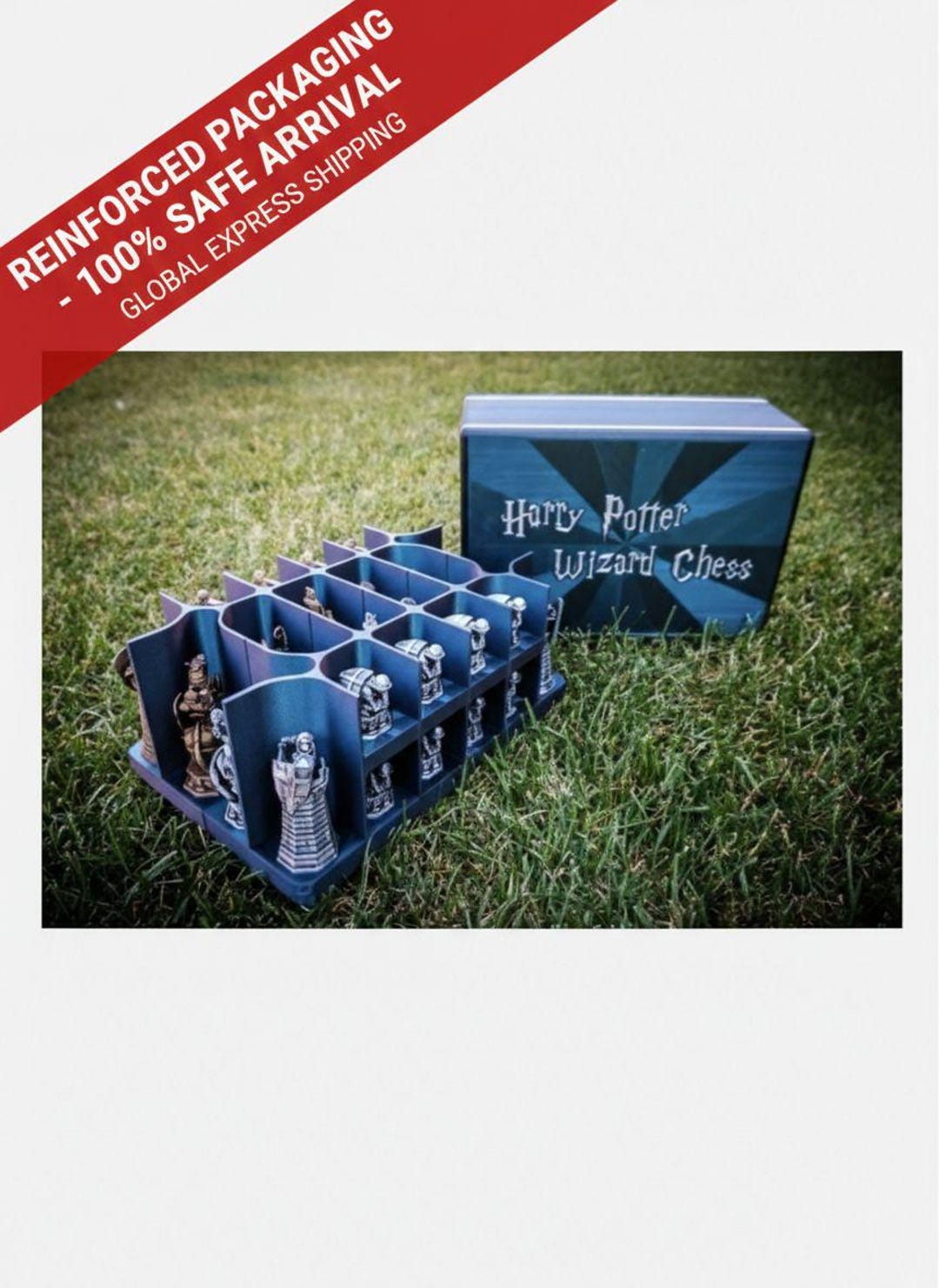 Harry Potter Chess Set - Magical Wizard Chess Pieces - Etsy