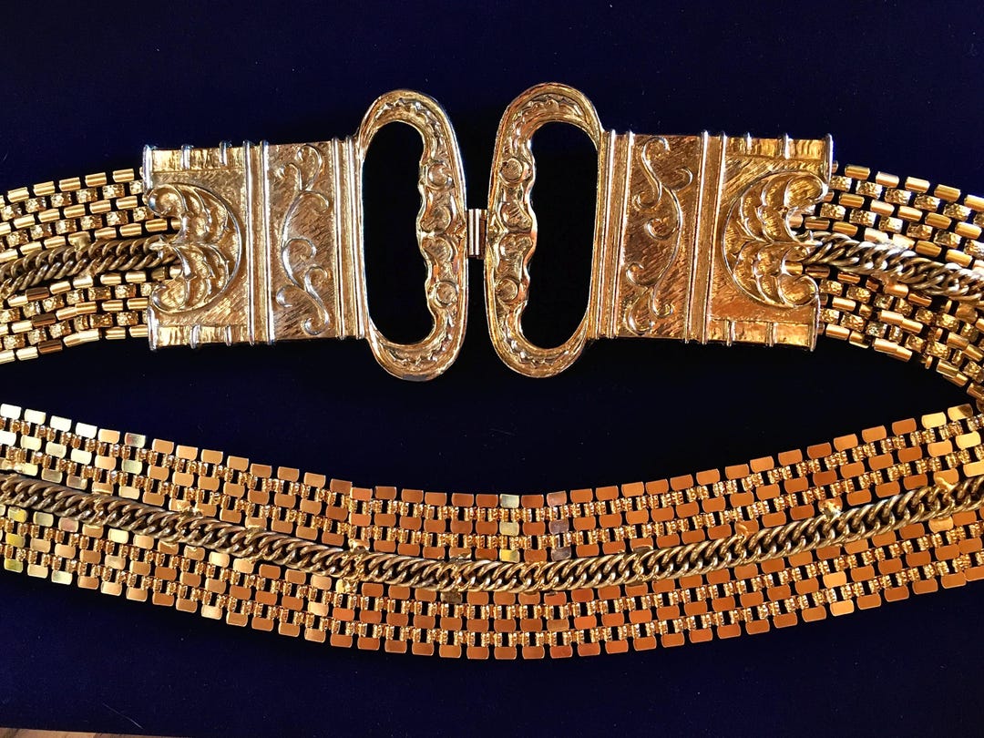 Absolutely Gorgeous Vintage Heavy Chain Belt, Goddess, Boho, Festival ...