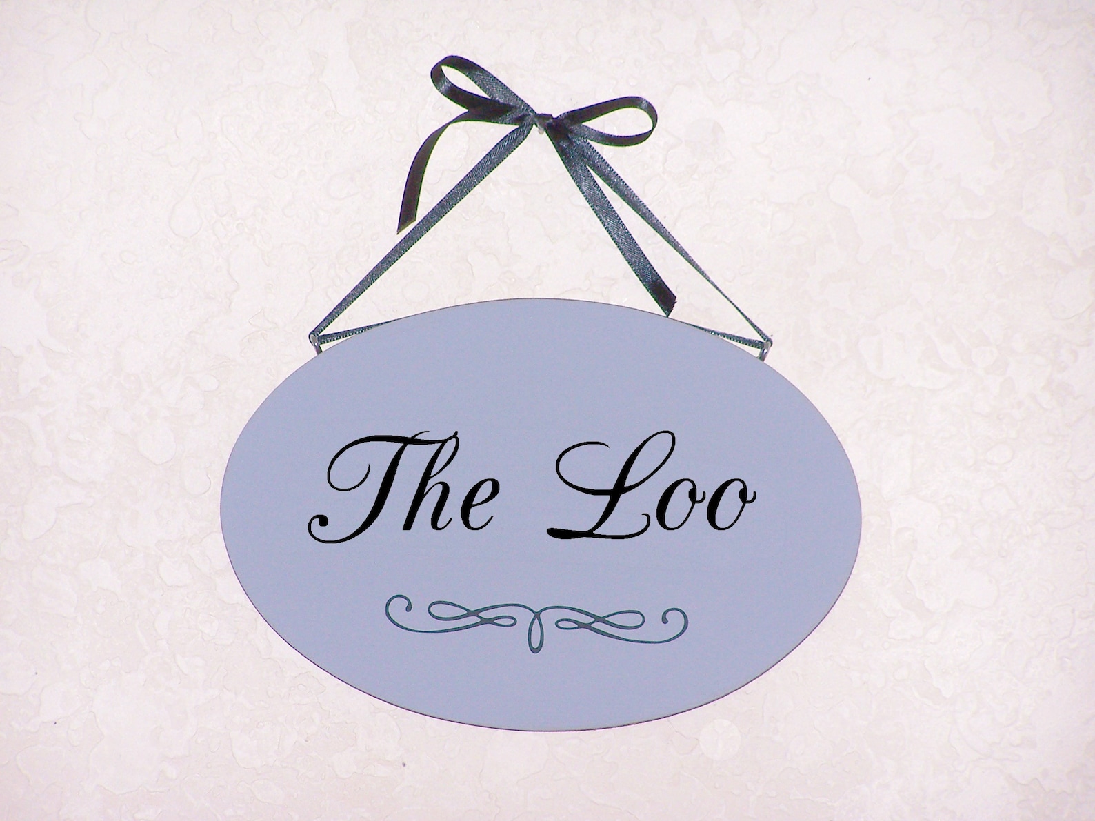 The Loo Plaque Home Office Decor Wood Sign French Country - Etsy