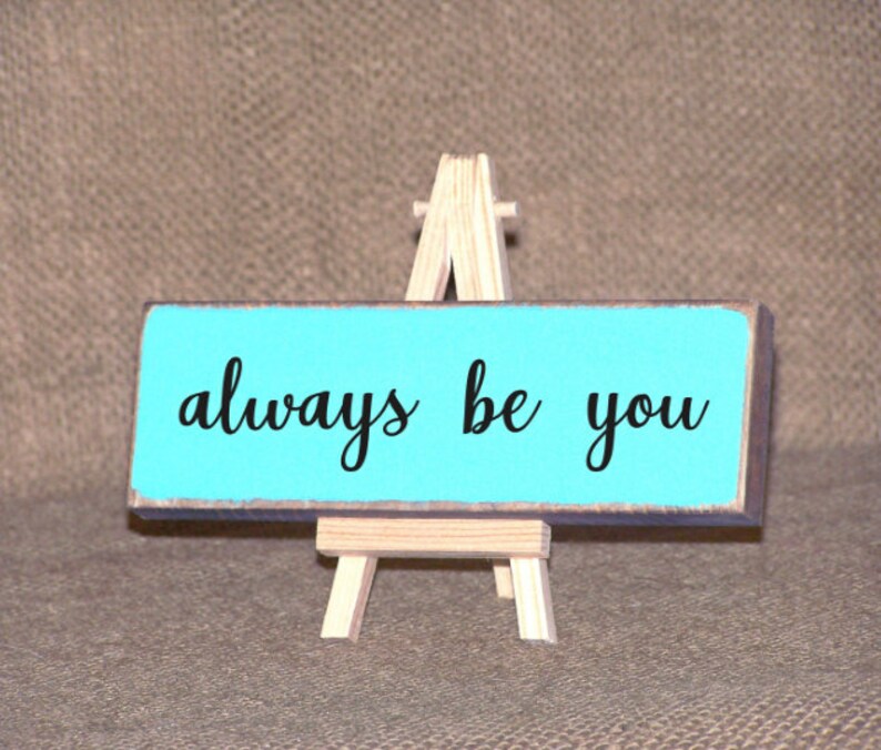 Rustic Small Wooden Sign Home or Office Inspirational Decor - Etsy