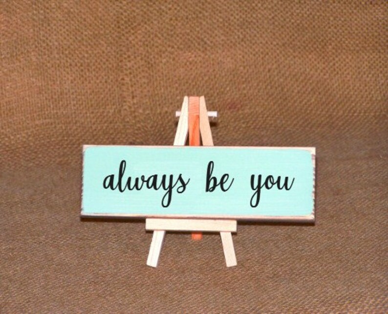 Rustic Small Wooden Sign Home or Office Inspirational Decor - Etsy