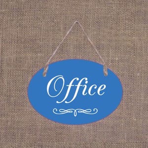 Oval Office Sign, Business Plaque, Shop Signage, Door Hanging, Entry ...