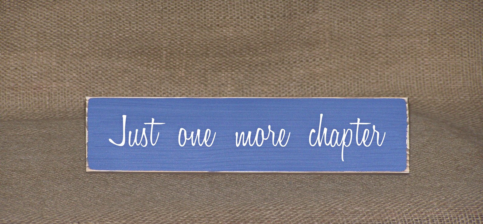 One More Chapter Wood Home Decor Sign Reader Book Lover Gift - Etsy