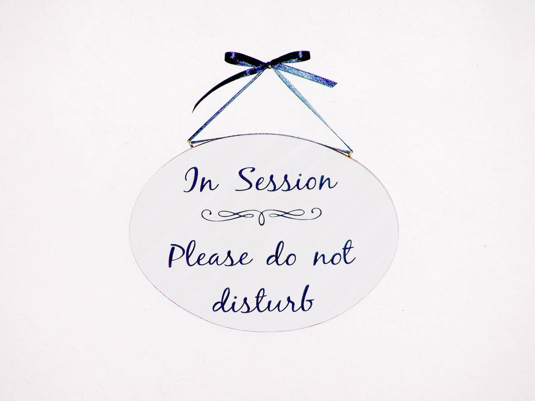 In Session Sign Wood Office Decor Quiet Please Counseling - Etsy