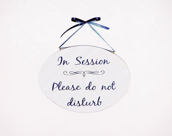Quiet Please in Session Sign - Etsy