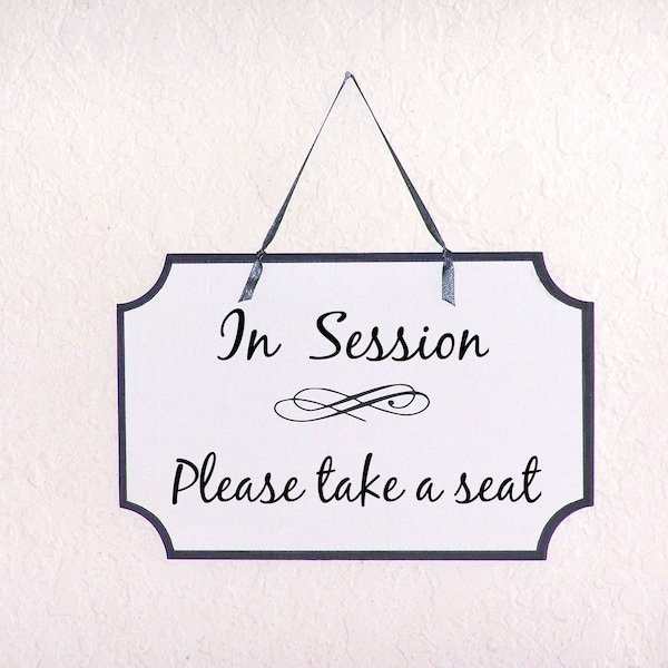 In Session Sign - Etsy