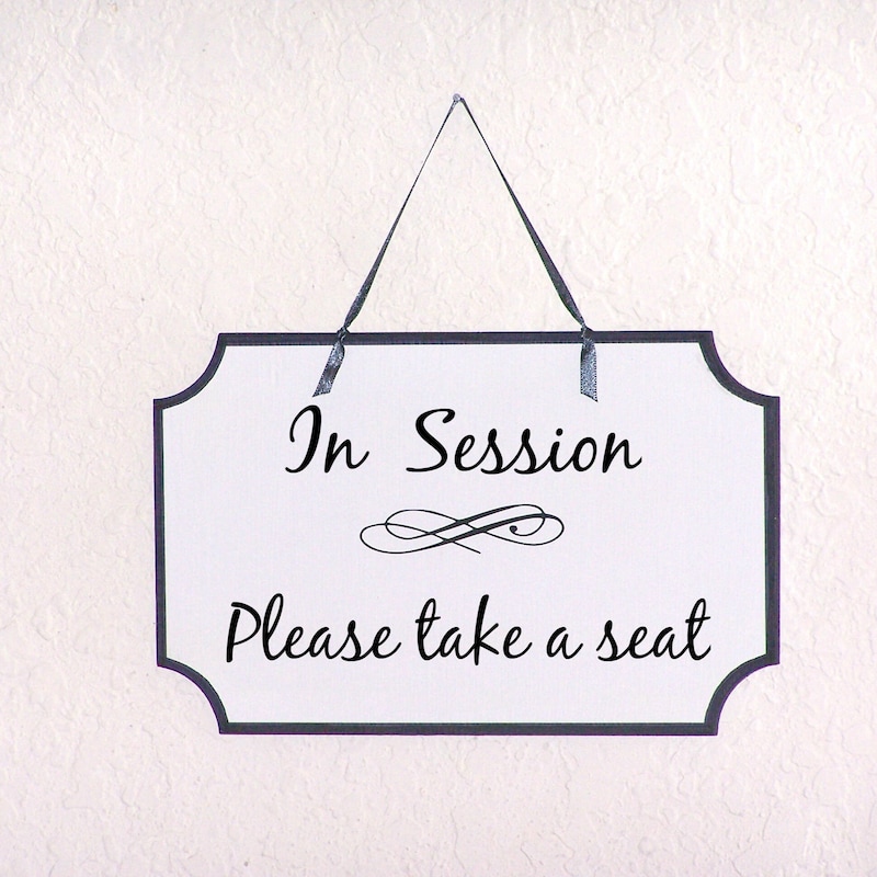 In Session Sign - Etsy