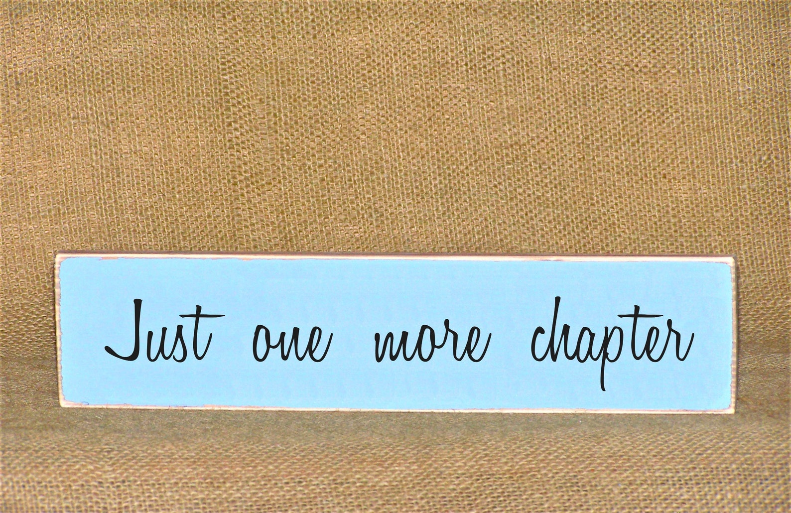 One More Chapter Wood Home Decor Sign Reader Book Lover Gift - Etsy