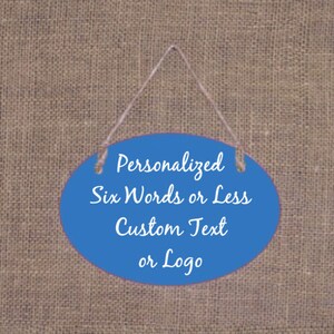 Custom Personalized Sign, Home or Office Wall Decor, Hanging Business ...