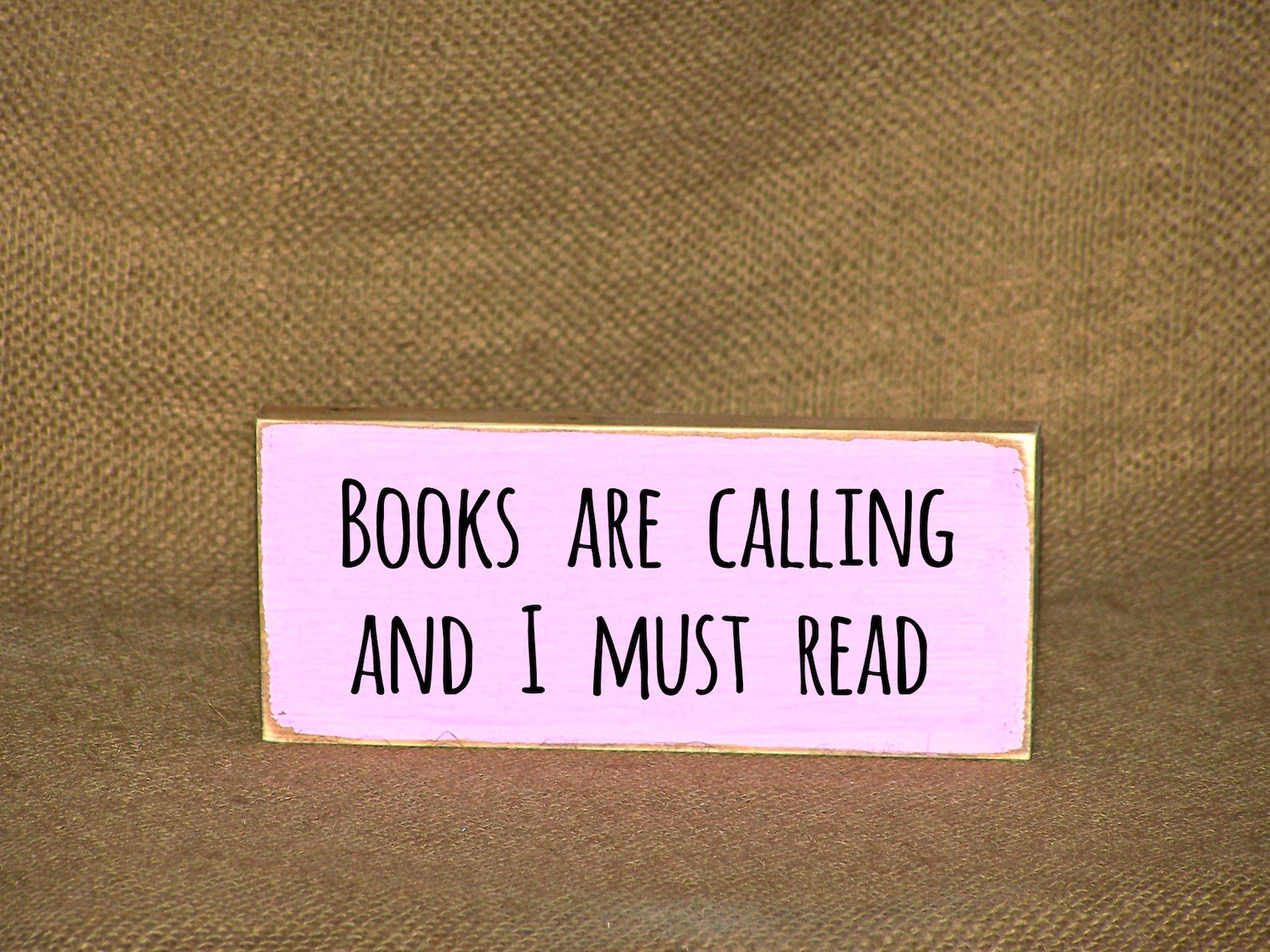 Books Are Calling Wood Home Decor Sign Rustic Plaque School | Etsy