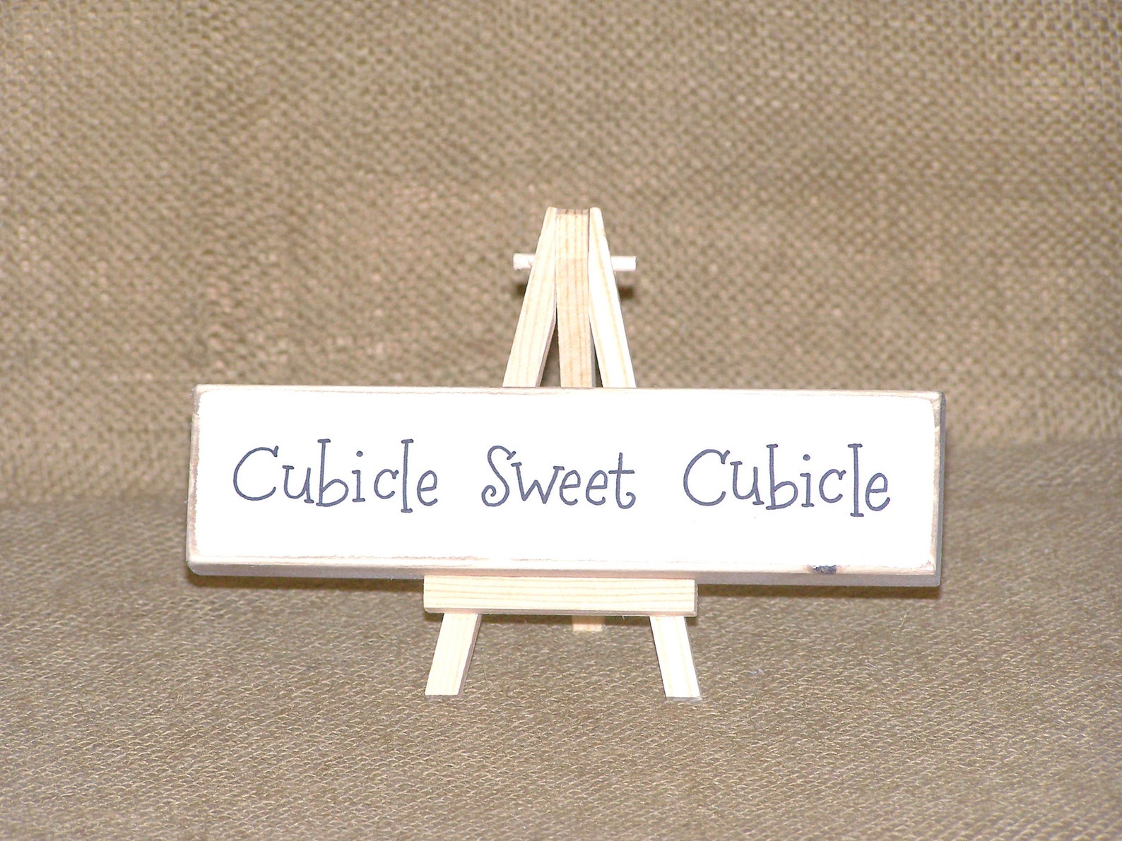 Office Home Decor Small Sign Cubicle Sweet Cubicle Quote | Etsy