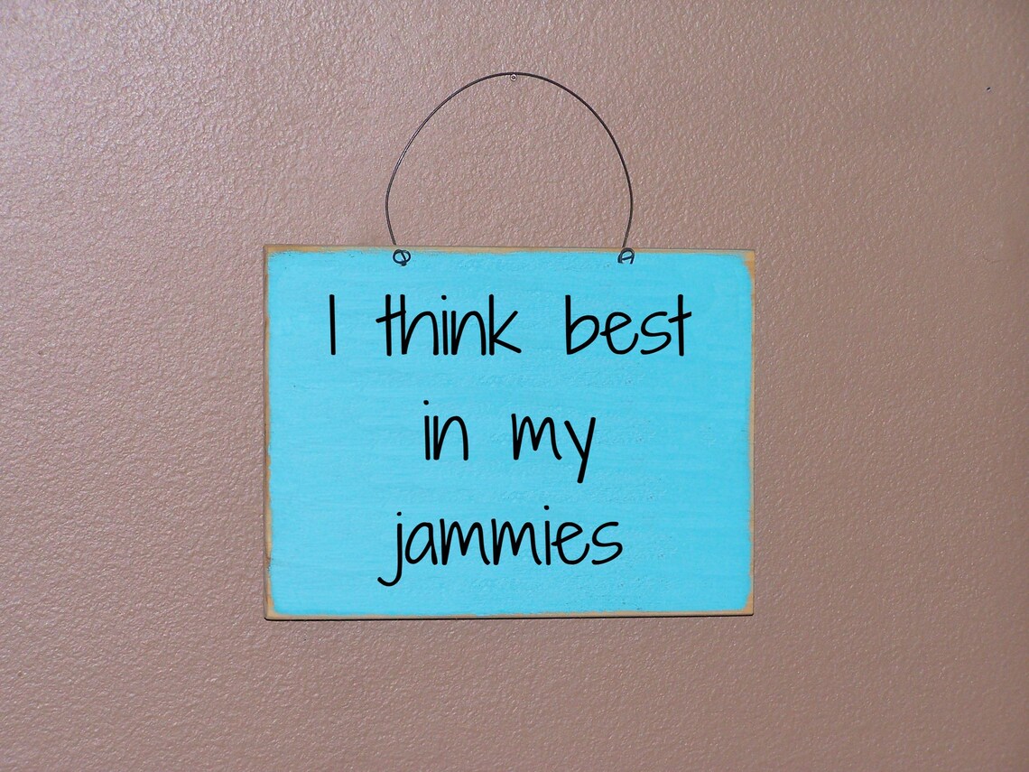 Wood Home Office Decor Sign Cottage Chic Humorous Funny | Etsy