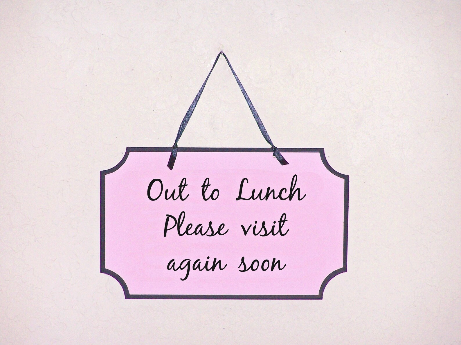 Out to Lunch Notice Workplace Display Hanging Decor Message - Etsy