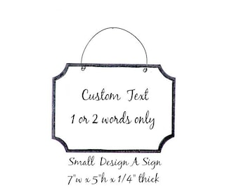 Hanging Office Sign | Etsy