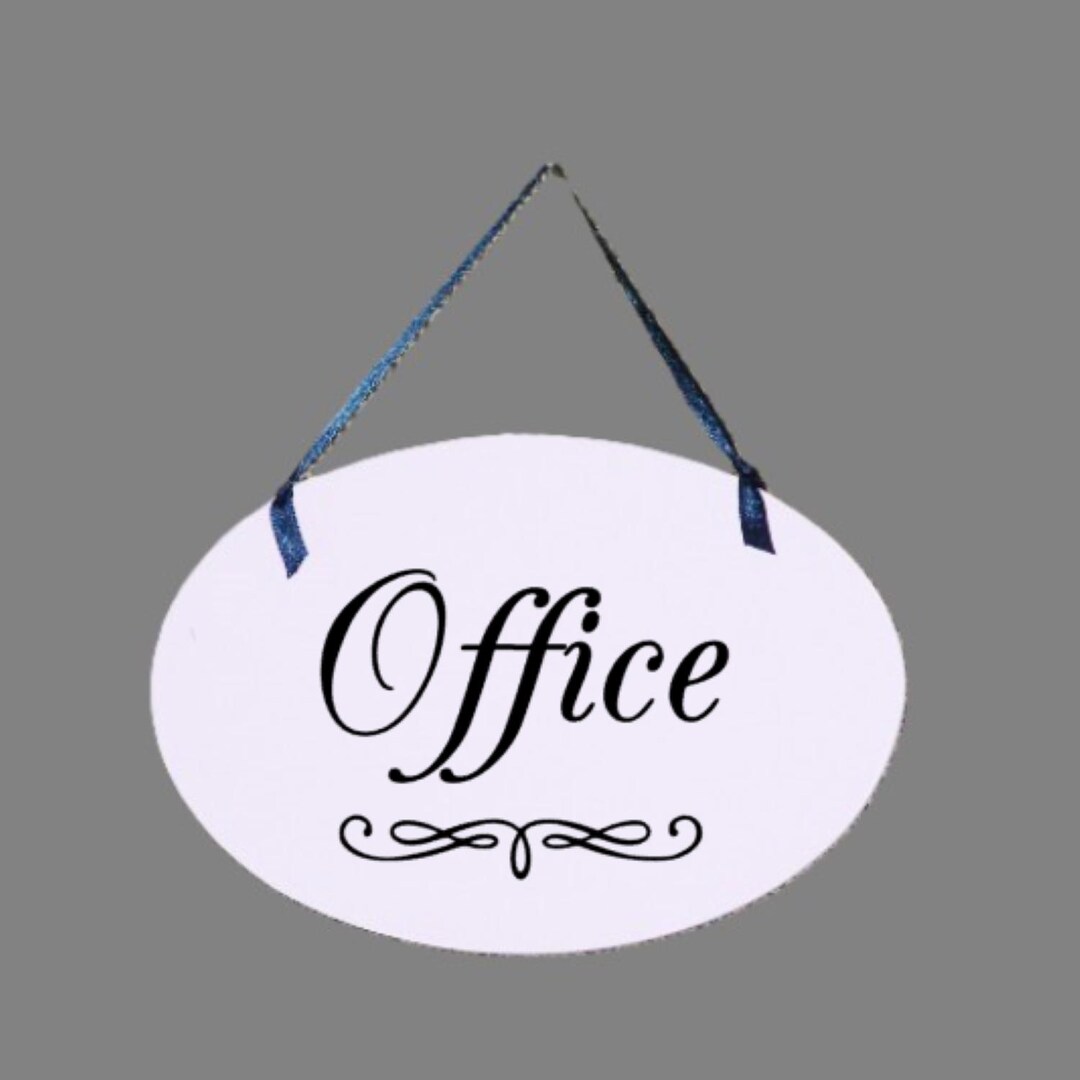 Oval Office Sign, Business Plaque, Shop Signage, Door Hanging, Entry ...