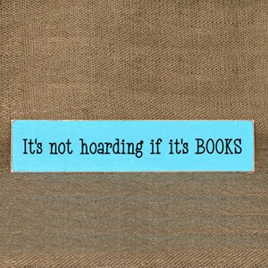 Wood Sign Home Office Decor, Rustic Readers Plaque, Humorous Book Lover ...