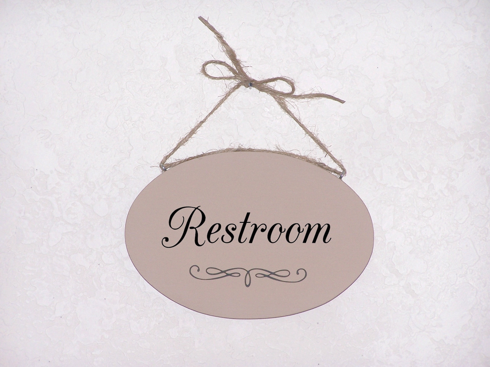Oval Wall Plaque Restroom Hanging Sign Wood Home Decor - Etsy