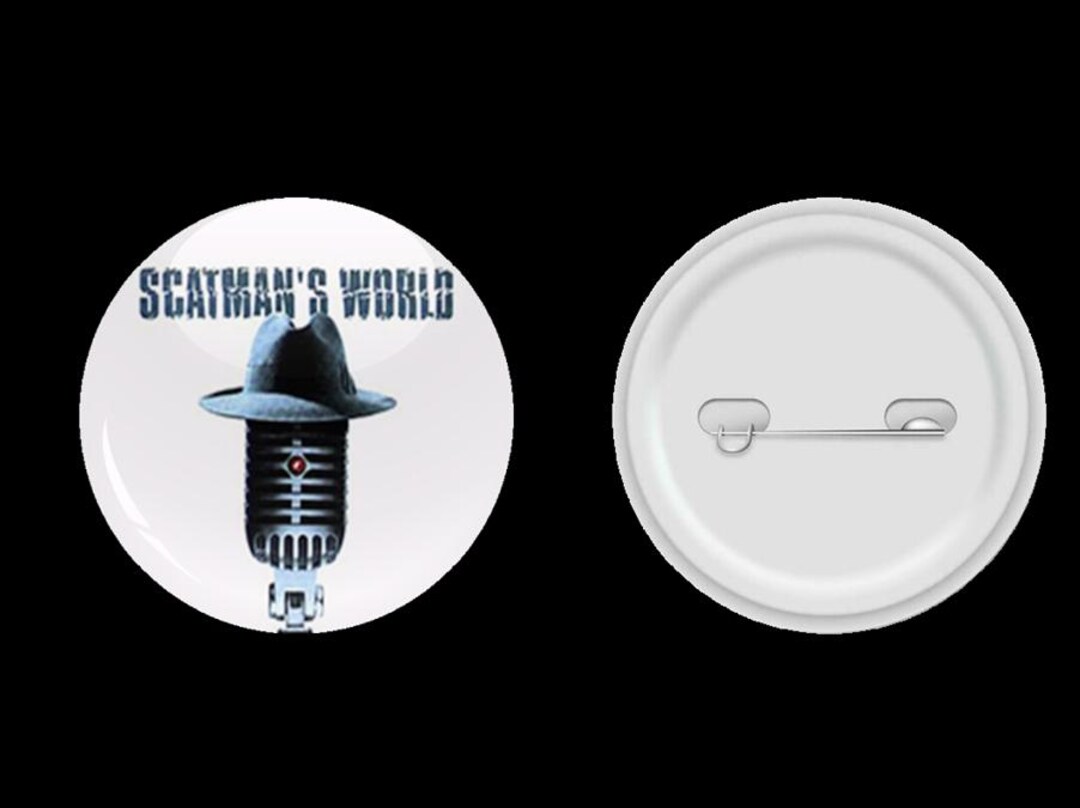 Scatman's Mic Glossy Printed 1.26-inch miniscule Pin Badge Number VIII ...