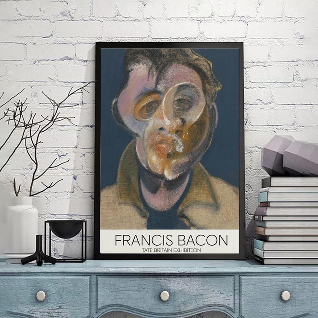 Francis Bacon Exhibition Poster, Self-portrait,surrealist Art, Home ...