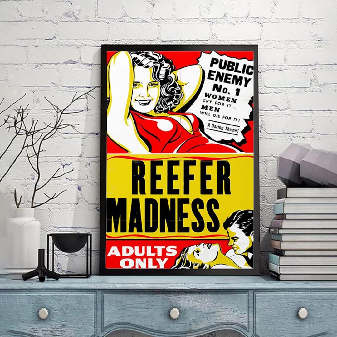 Reefer Madness - Propaganda-vintage Art Wall Print,office Decor ...