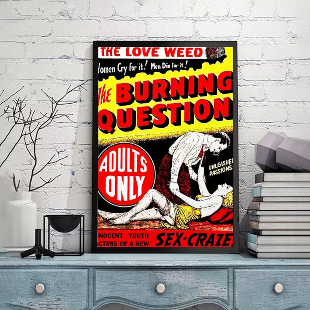 The Burning Question - Propaganda-vintage Art Wall Print,original ...