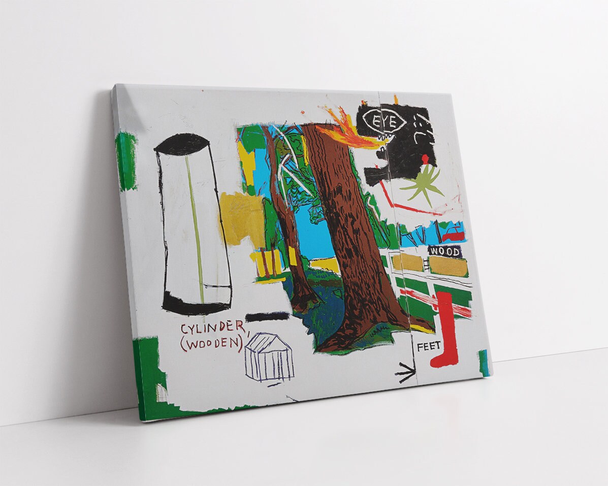 Wood-jean Michel Basquiat,giclee Fine Art Prints,king of Street Art ...