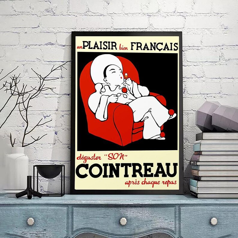 Cointreau - Vintage Advert-vintage Art Wall Print,office Decor,original ...