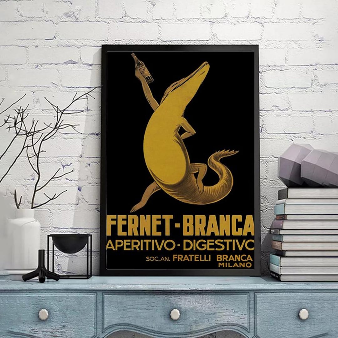 Fernet Branca, Aperitivo Vintage Advert-vintage Art Wall Print,original ...
