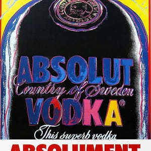 Absolut Vodka-vintage Advert-vintage Art Wall Print,home Decor,original ...