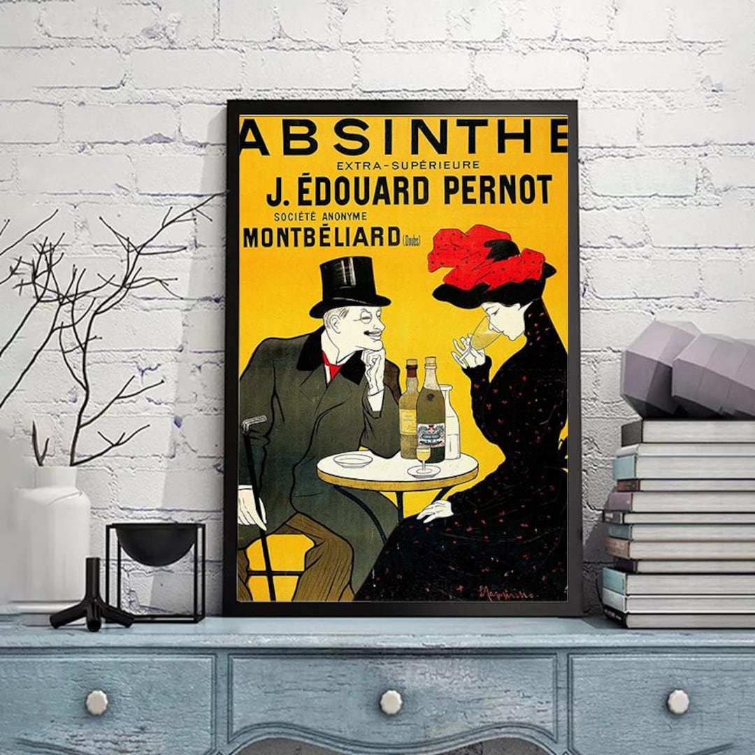 Absinthe - Vintage Advert-vintage Art Wall Print,office Decor,original ...